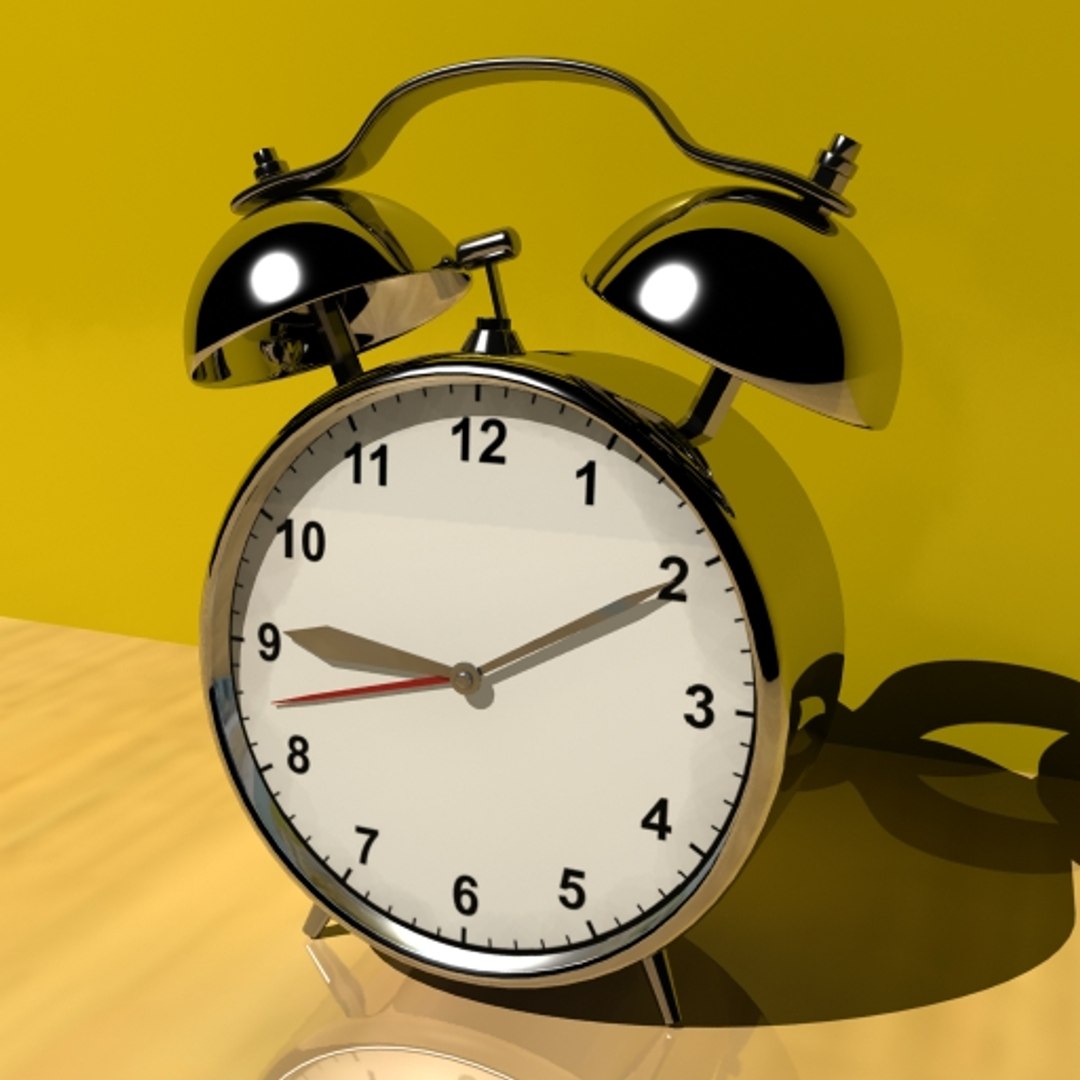 Classic Alarm Clock 3d Model