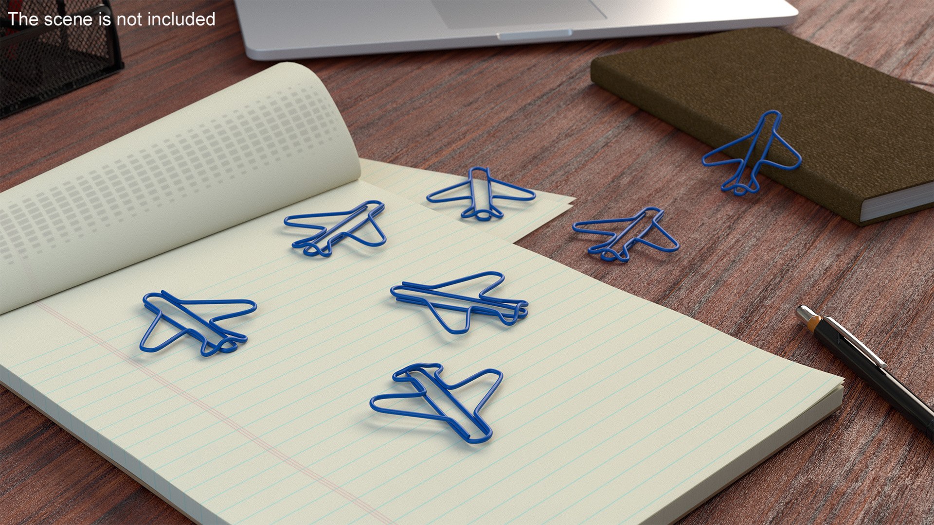 Airplane Shaped Paper Clip 3D Model - TurboSquid 2193840