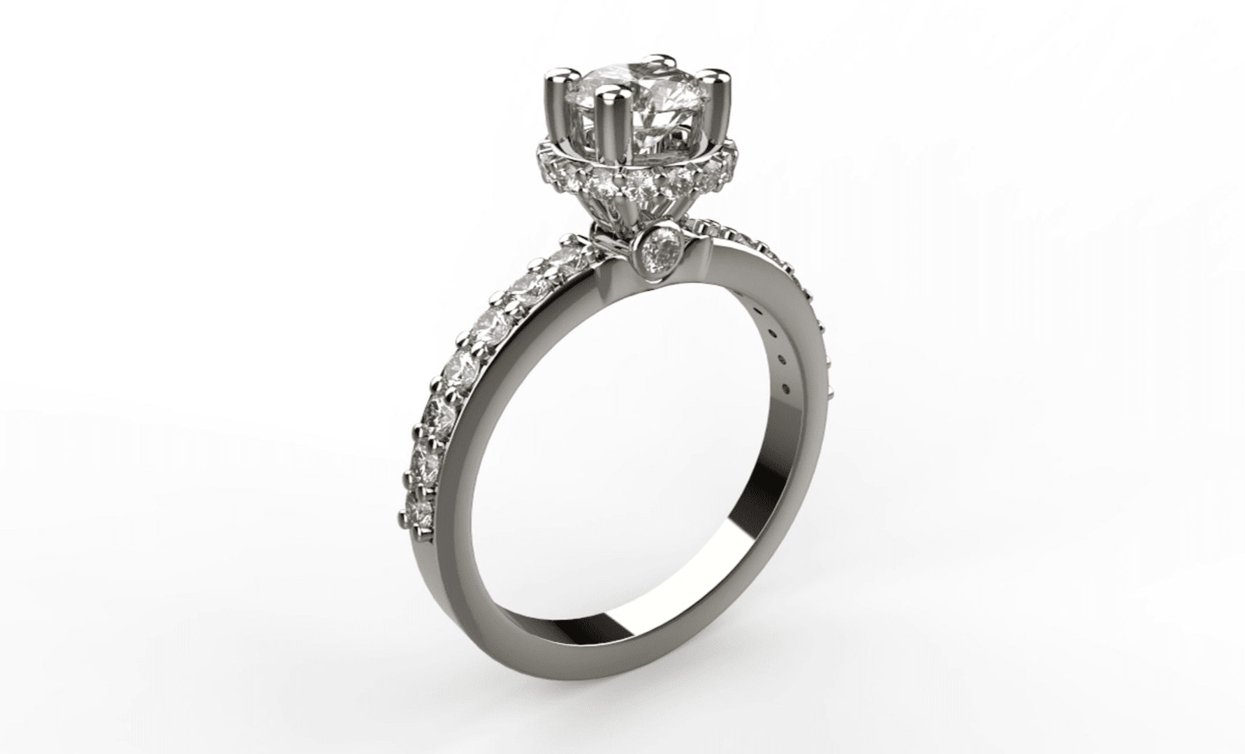 modelo 3d Anillo solitario 2021-001 - TurboSquid 1725274