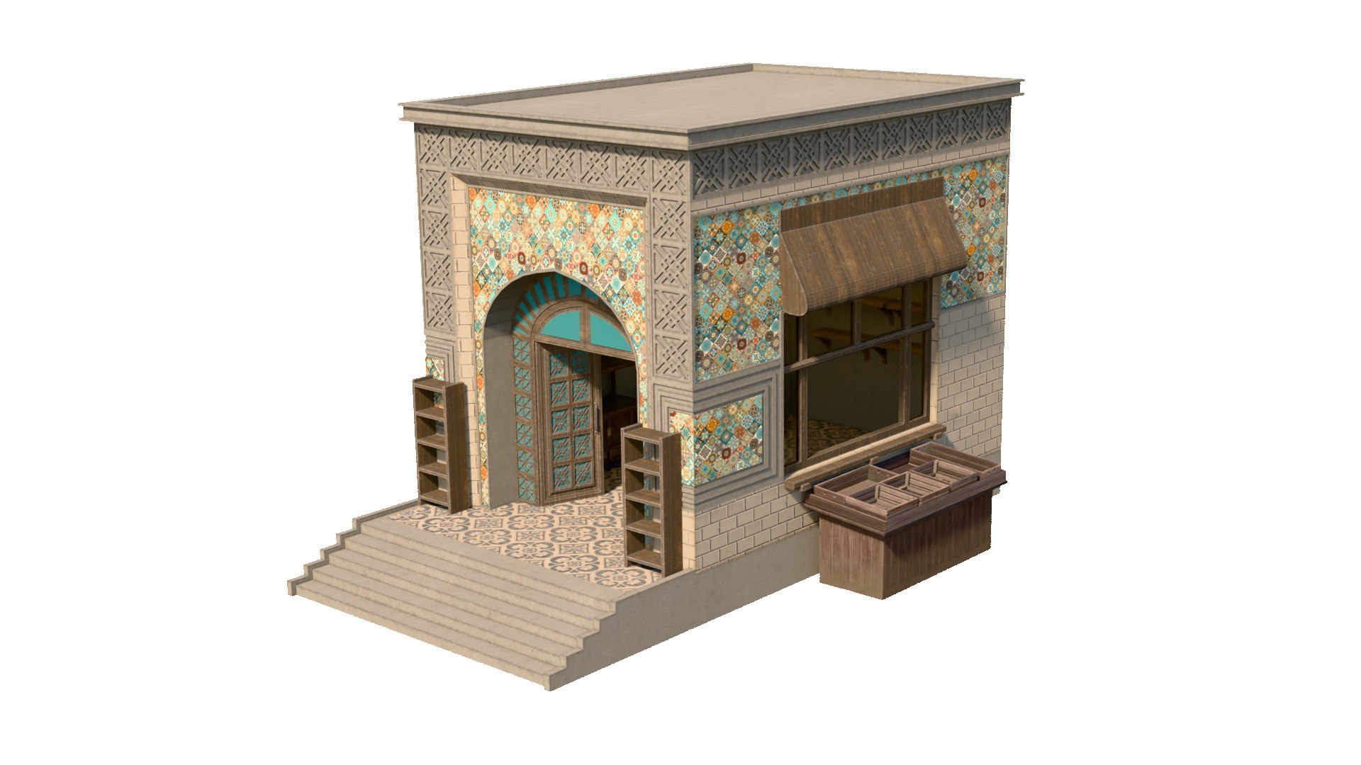 3D Ancient Arabic Shop 10 Model - TurboSquid 2254324