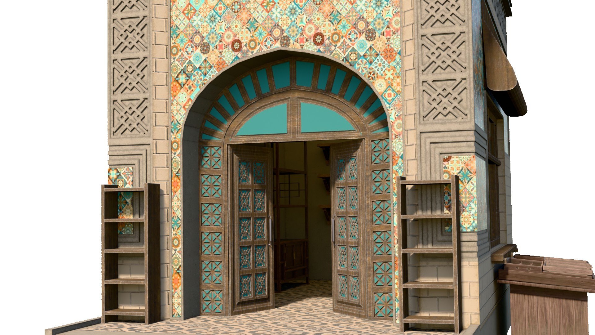 3D Ancient Arabic Shop 10 Model - TurboSquid 2254324
