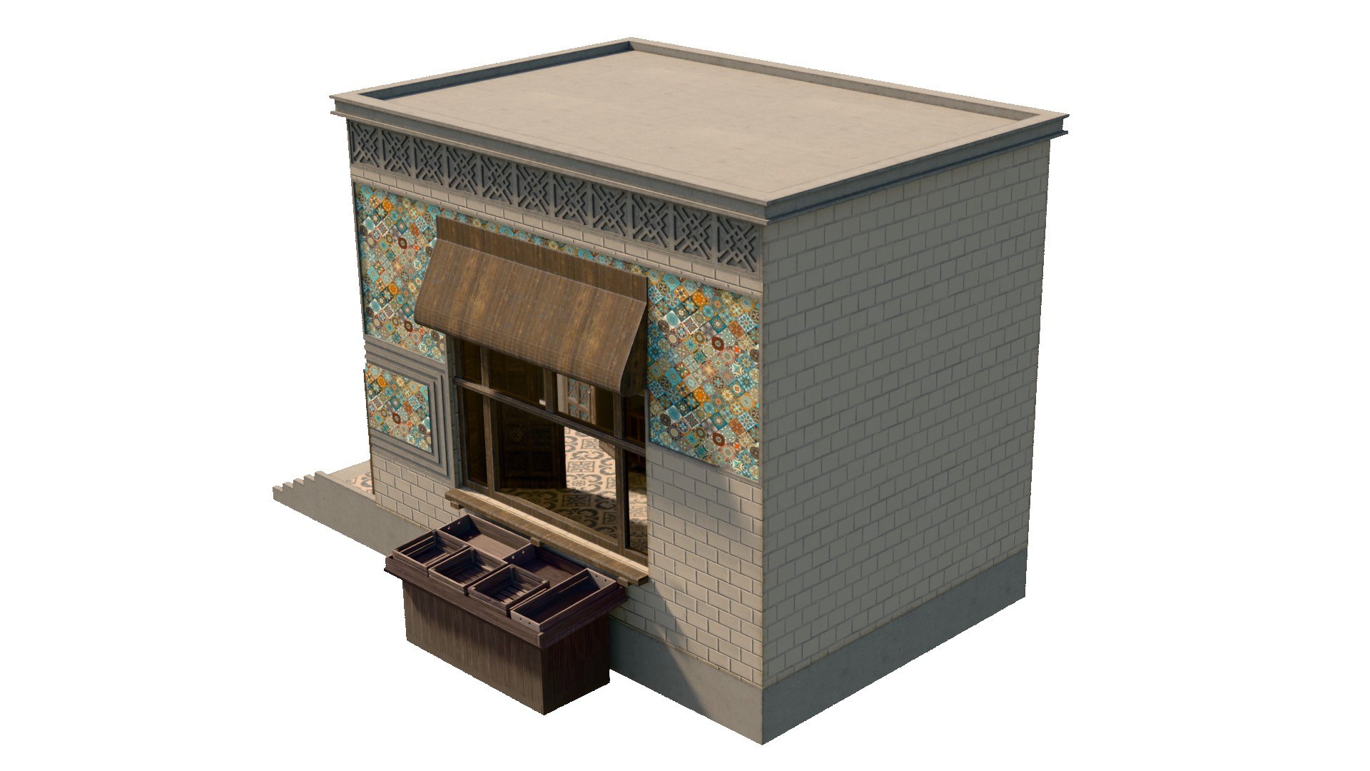 3D Ancient Arabic Shop 10 Model - TurboSquid 2254324