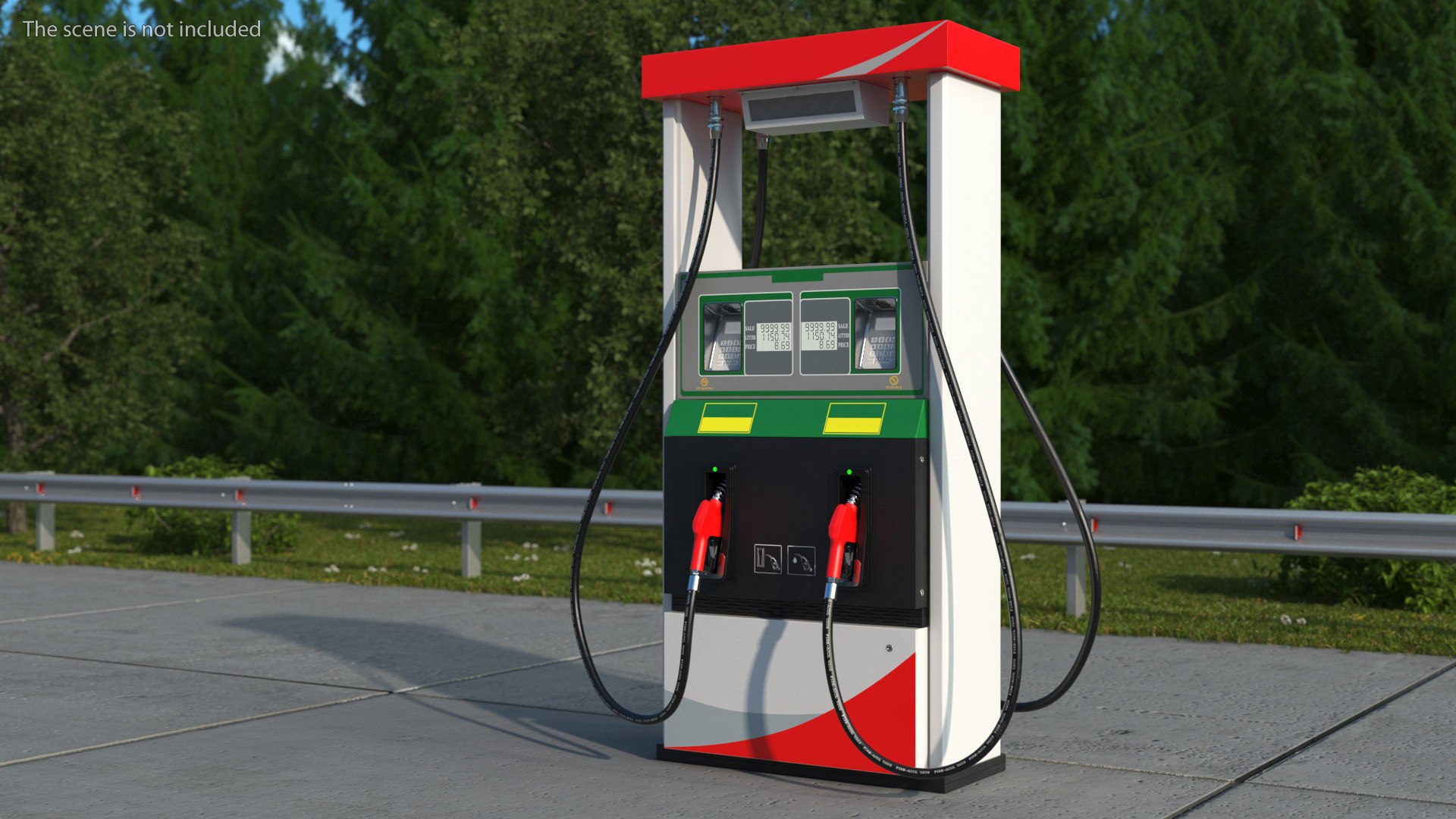 Fuel Pump Four Nozzles 3D Model - TurboSquid 1975990