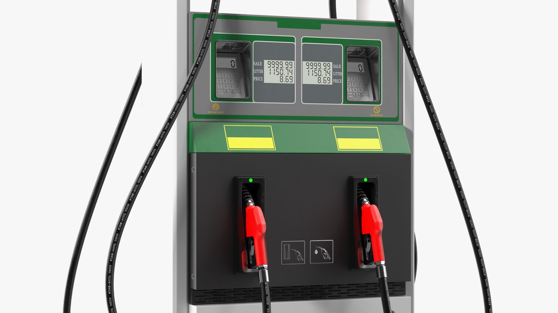 Fuel Pump Four Nozzles 3D model - TurboSquid 1975990