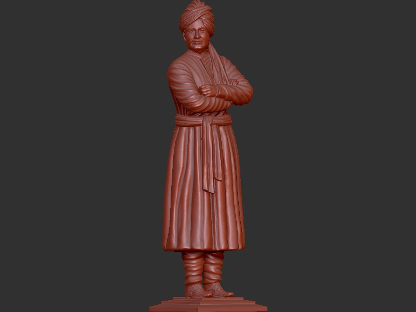 3D Swami Vivekanand - TurboSquid 2137684