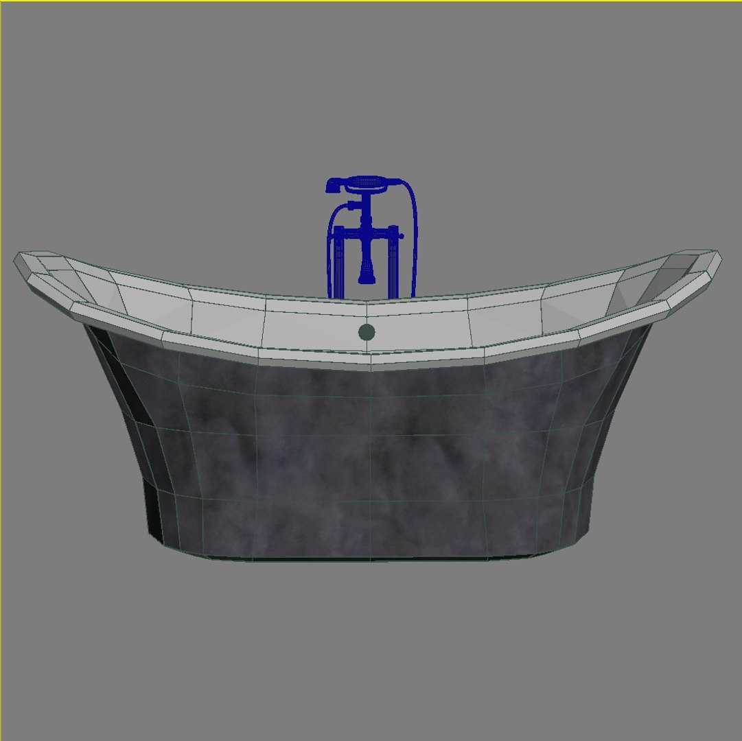 3d apollo standing bath tub
