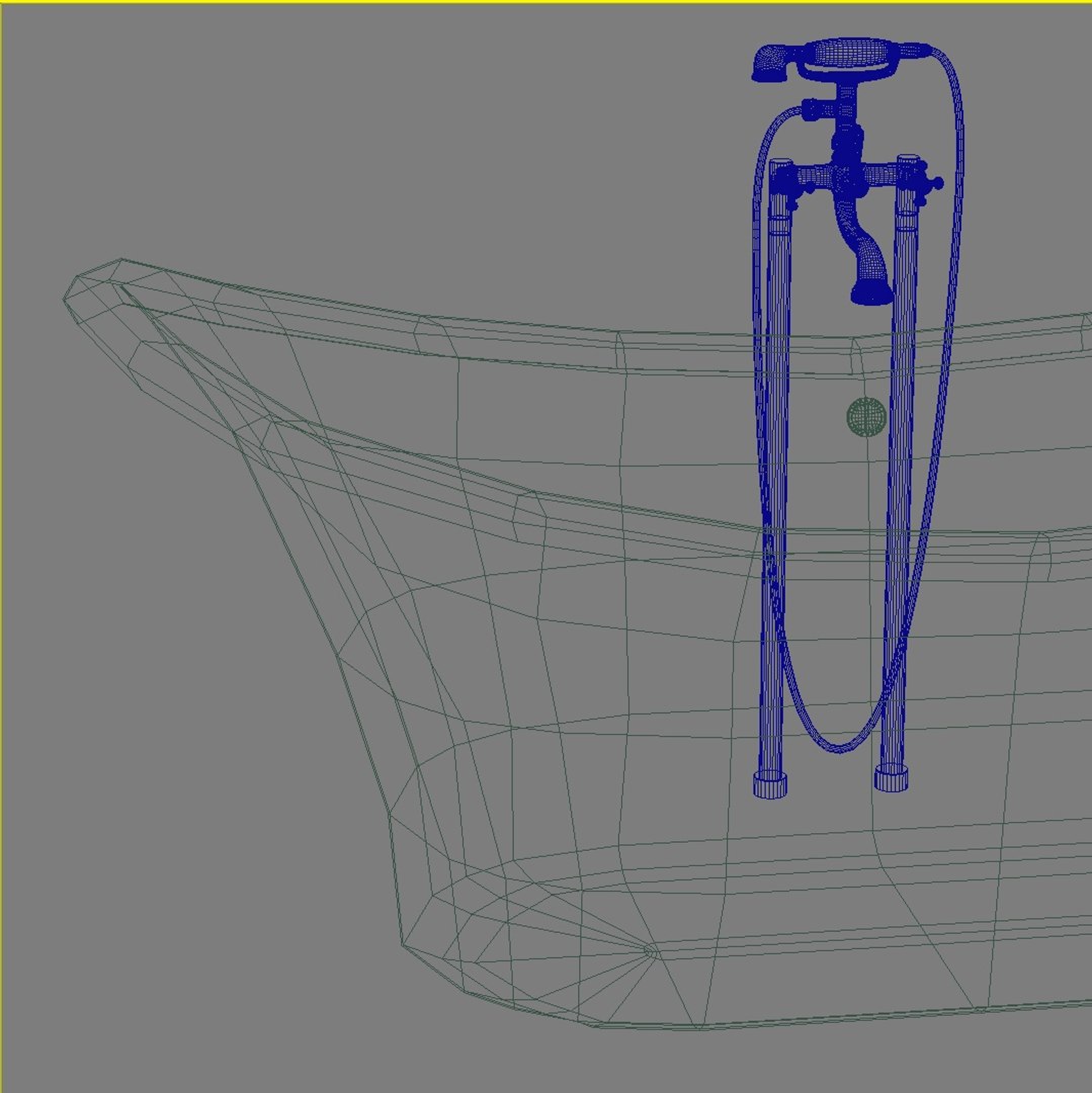 3d apollo standing bath tub