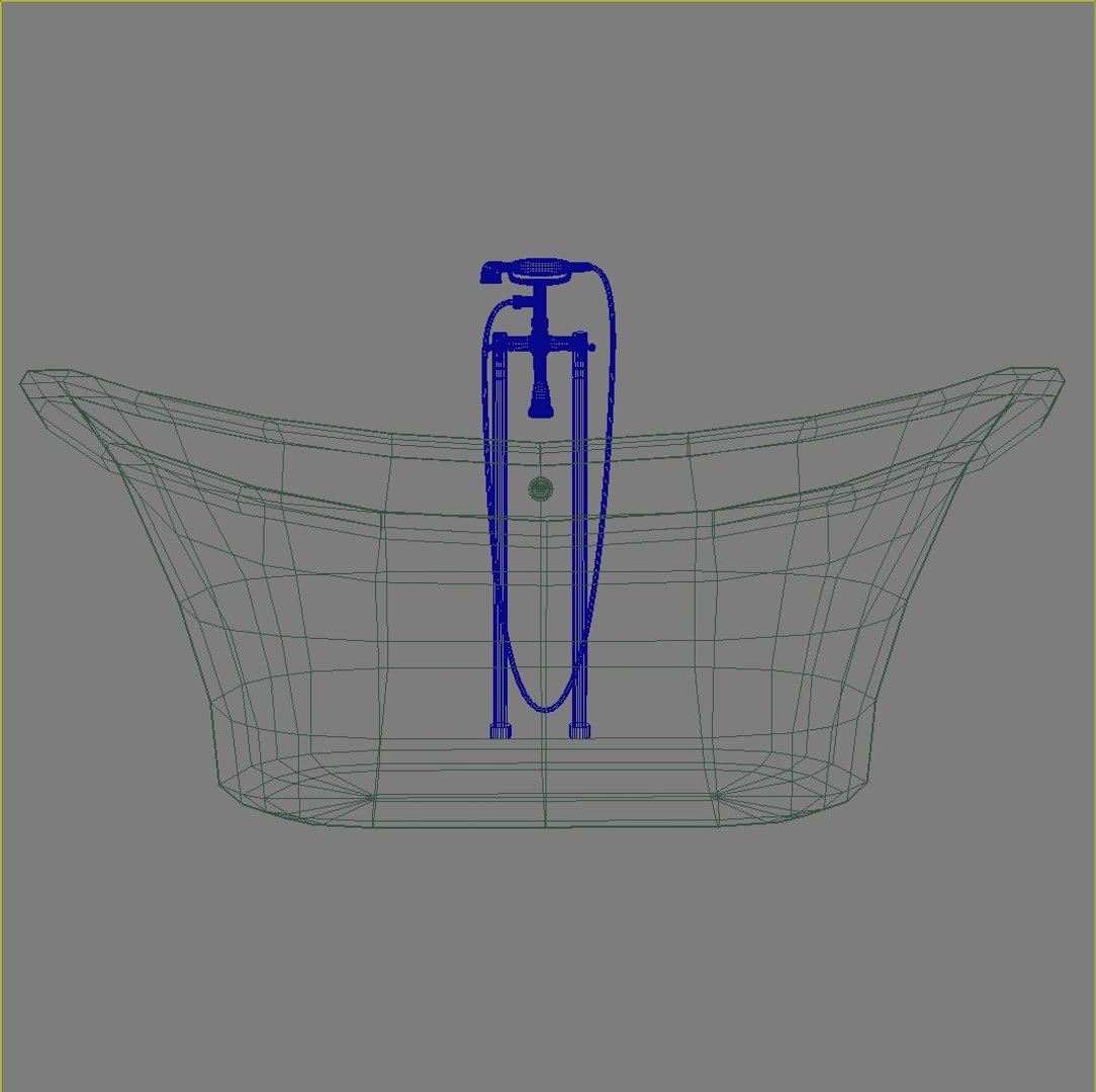 3d apollo standing bath tub