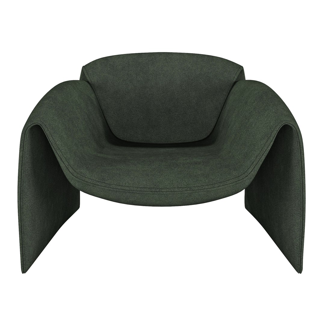 3D Homary Modern Green Accent Chair Velvet Upholstered Chair For Living ...