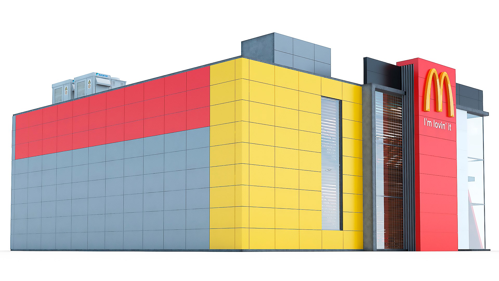 3d Model Of Mcdonalds Restaurant