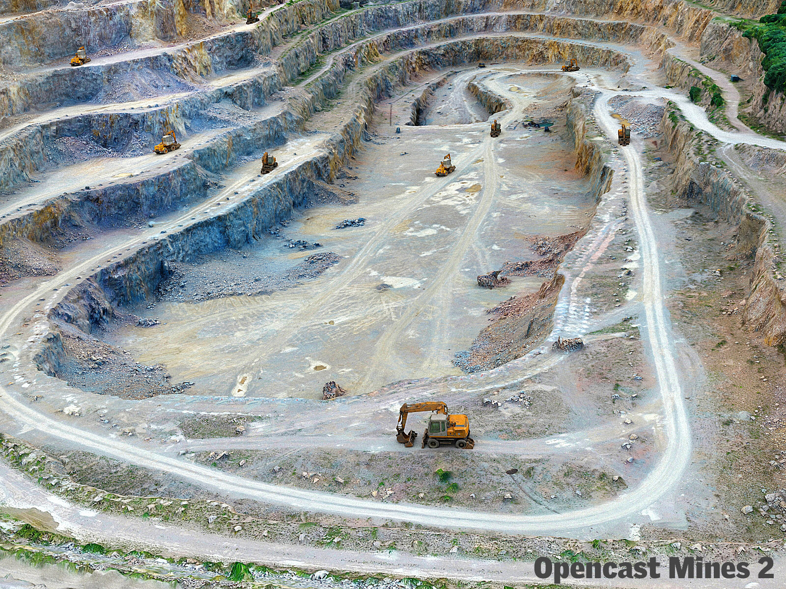 3D opencast mines pack 2 model - TurboSquid 1445195