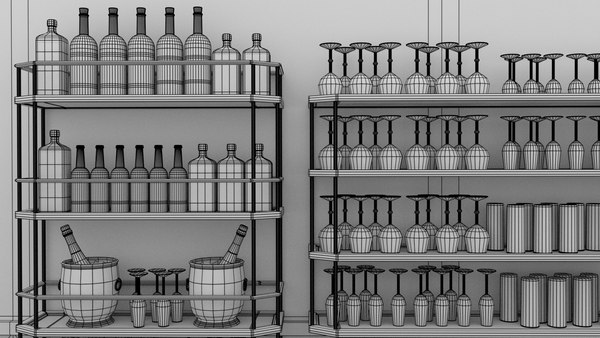 Bar 3D model - TurboSquid 1684096