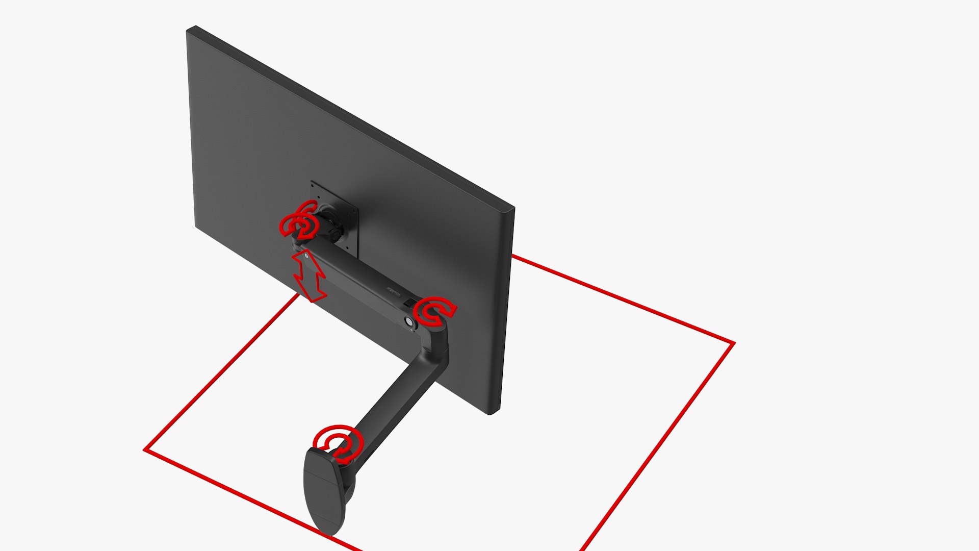 Mount Monitor Arm Ergotron 3D Model - TurboSquid 1443410