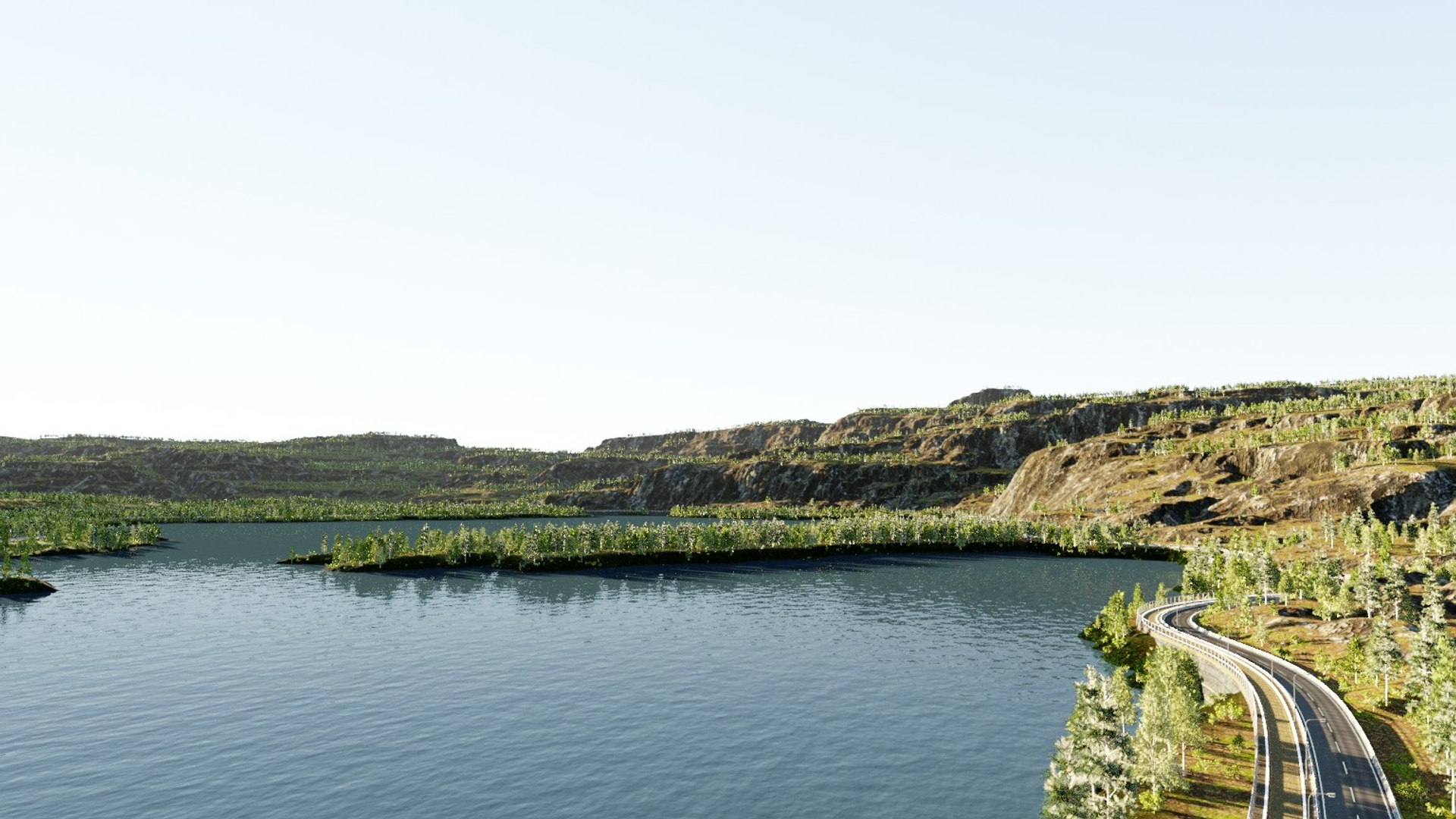 3D Small Lake - TurboSquid 1695374