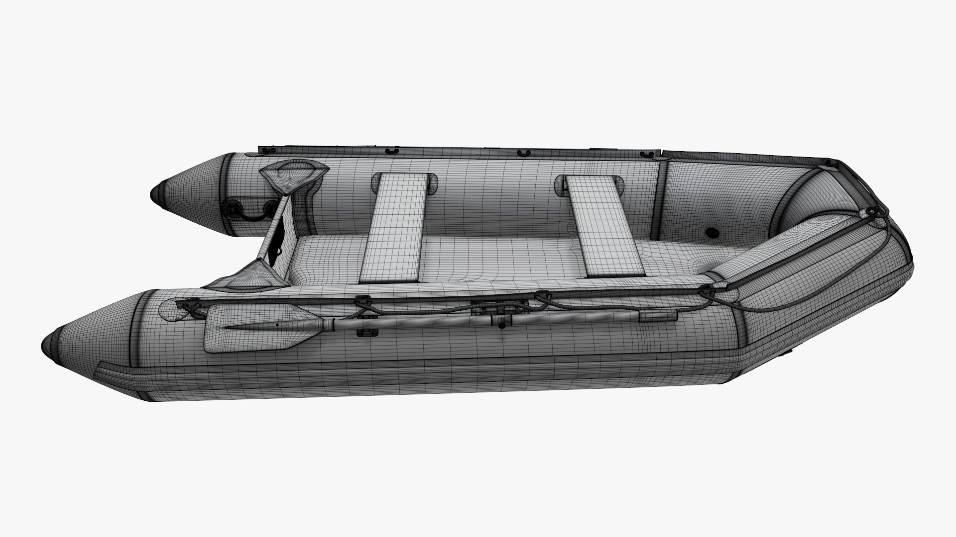 Inflatable Boat 3D Model - TurboSquid 1621734