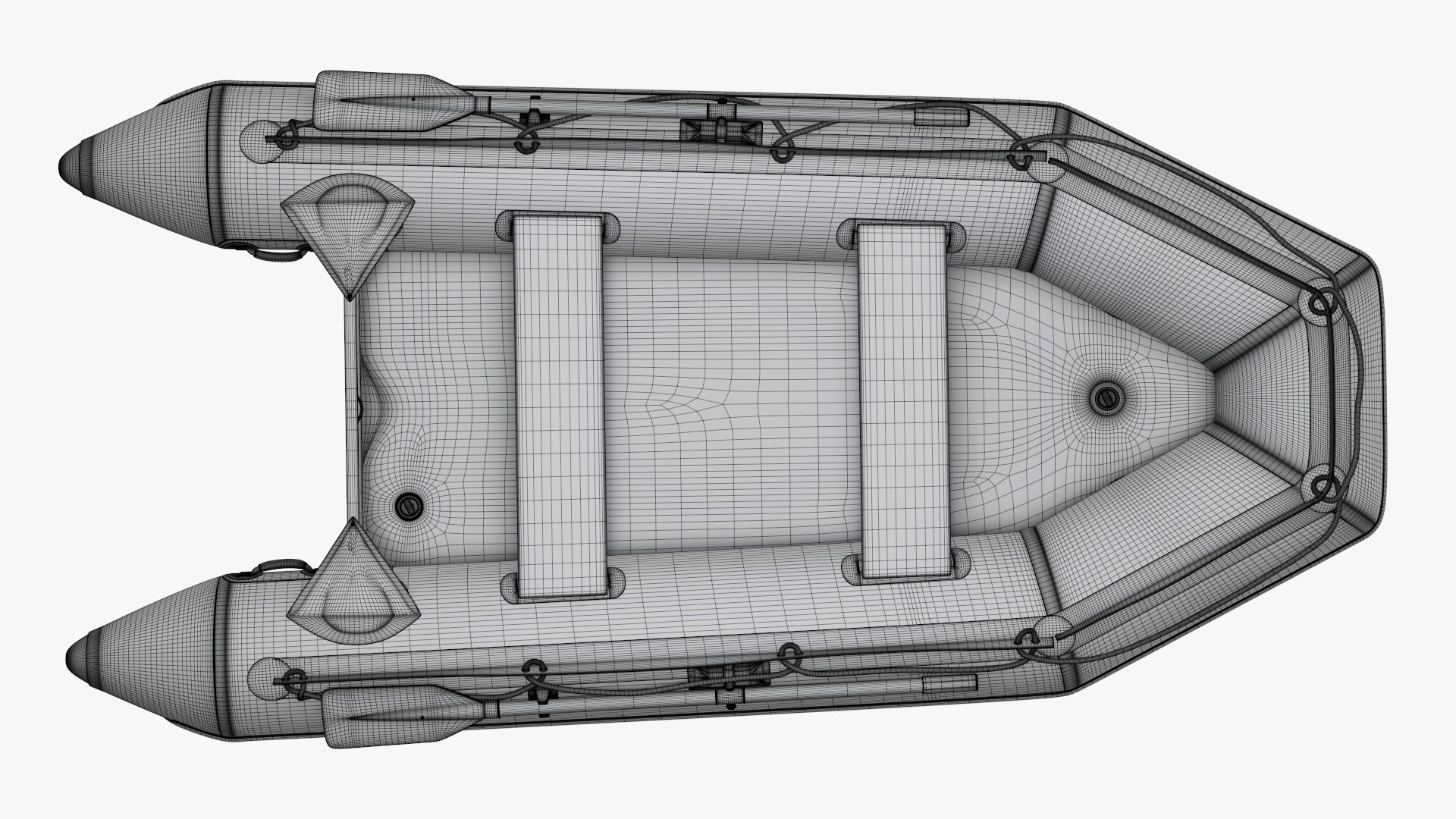 Inflatable Boat 3D Model - TurboSquid 1621734