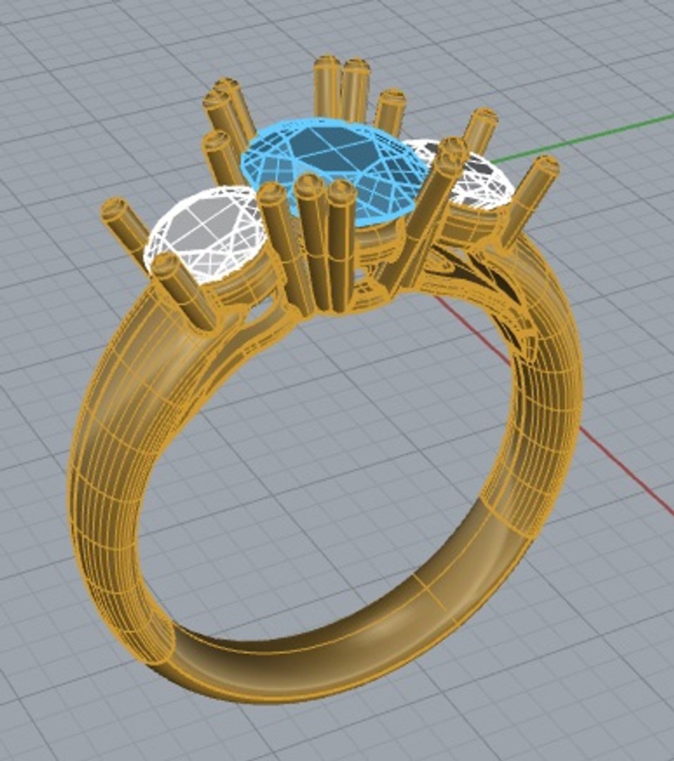 3d model gold ring