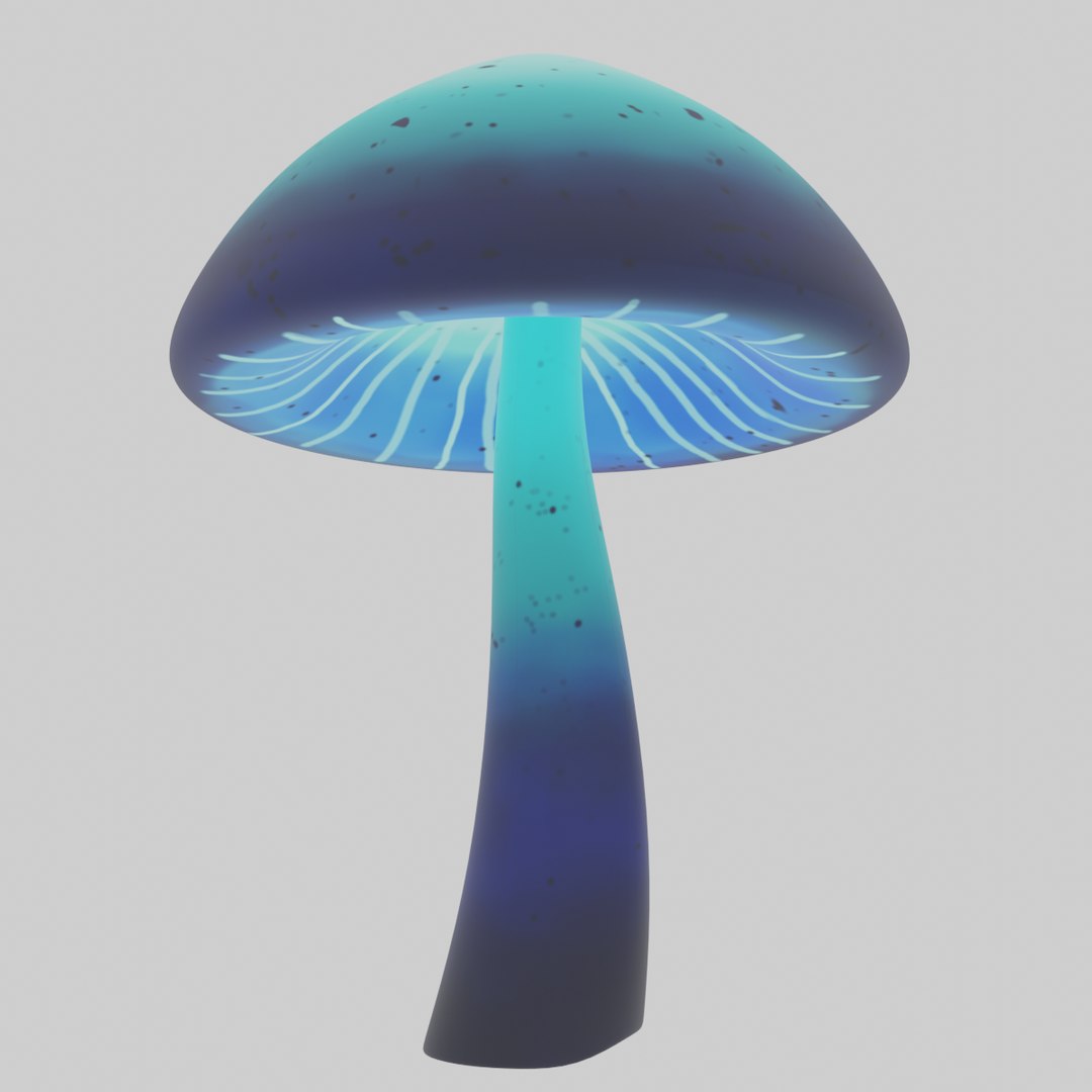 3D Magical Mushroom - TurboSquid 1946620