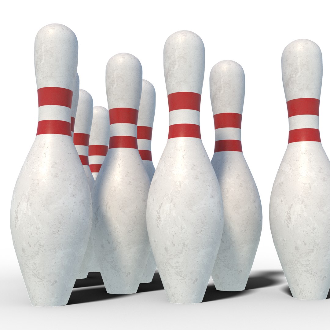 Bowling Pins 3D - TurboSquid 2084375