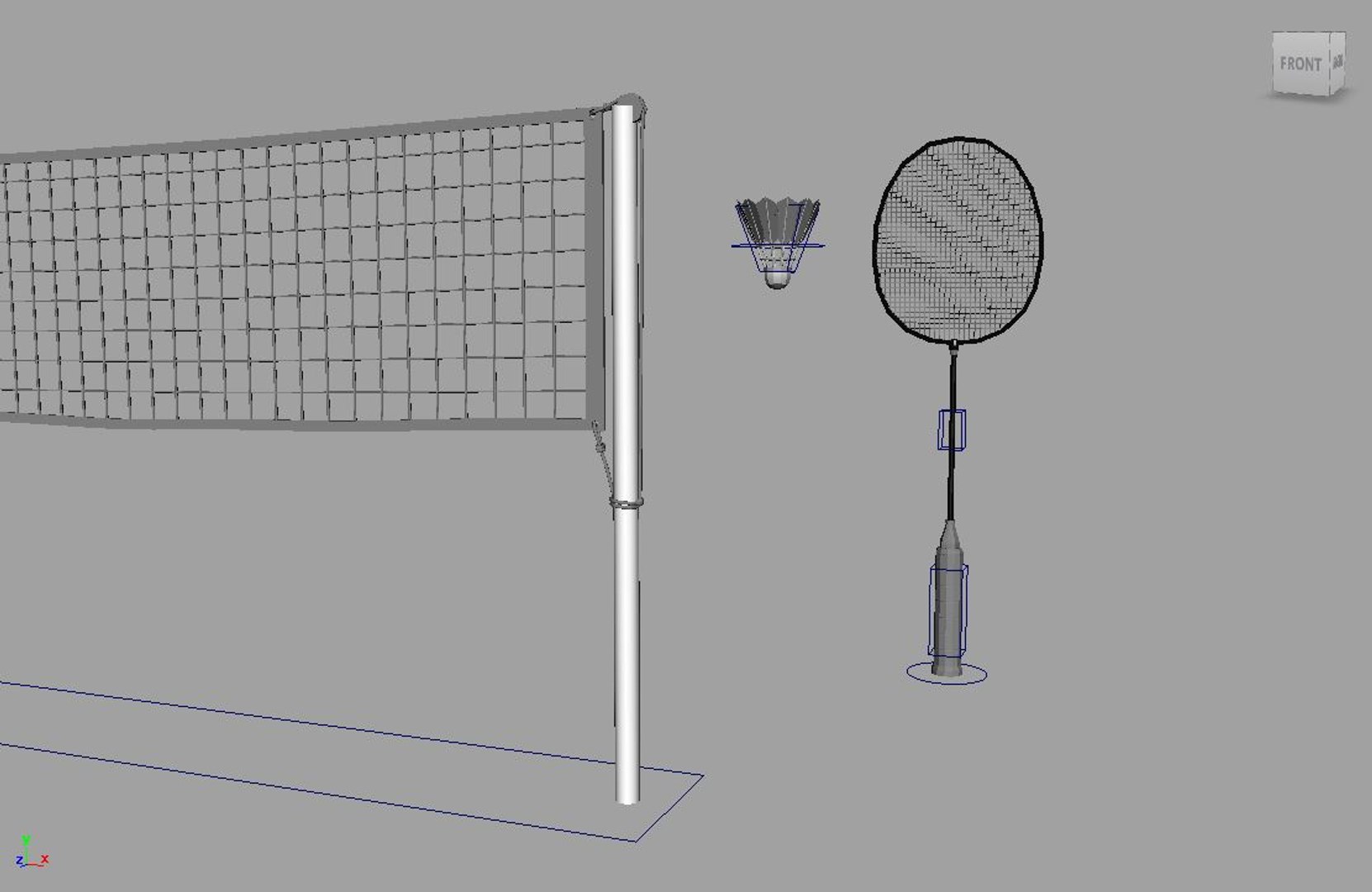 3D Badminton - TurboSquid 1428899