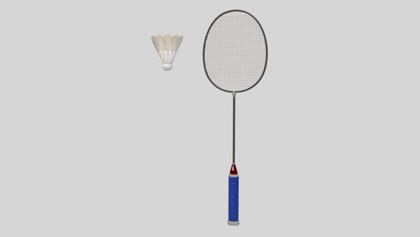 3d model badminton racket
