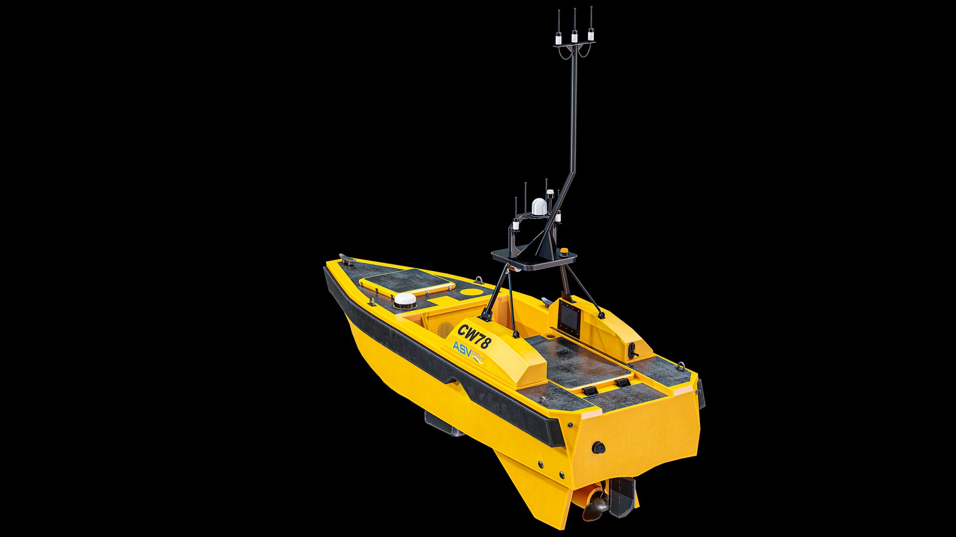 C-Worker 5 Autonomous Surface Vehicle ASV USV 3D Model - TurboSquid 2301386