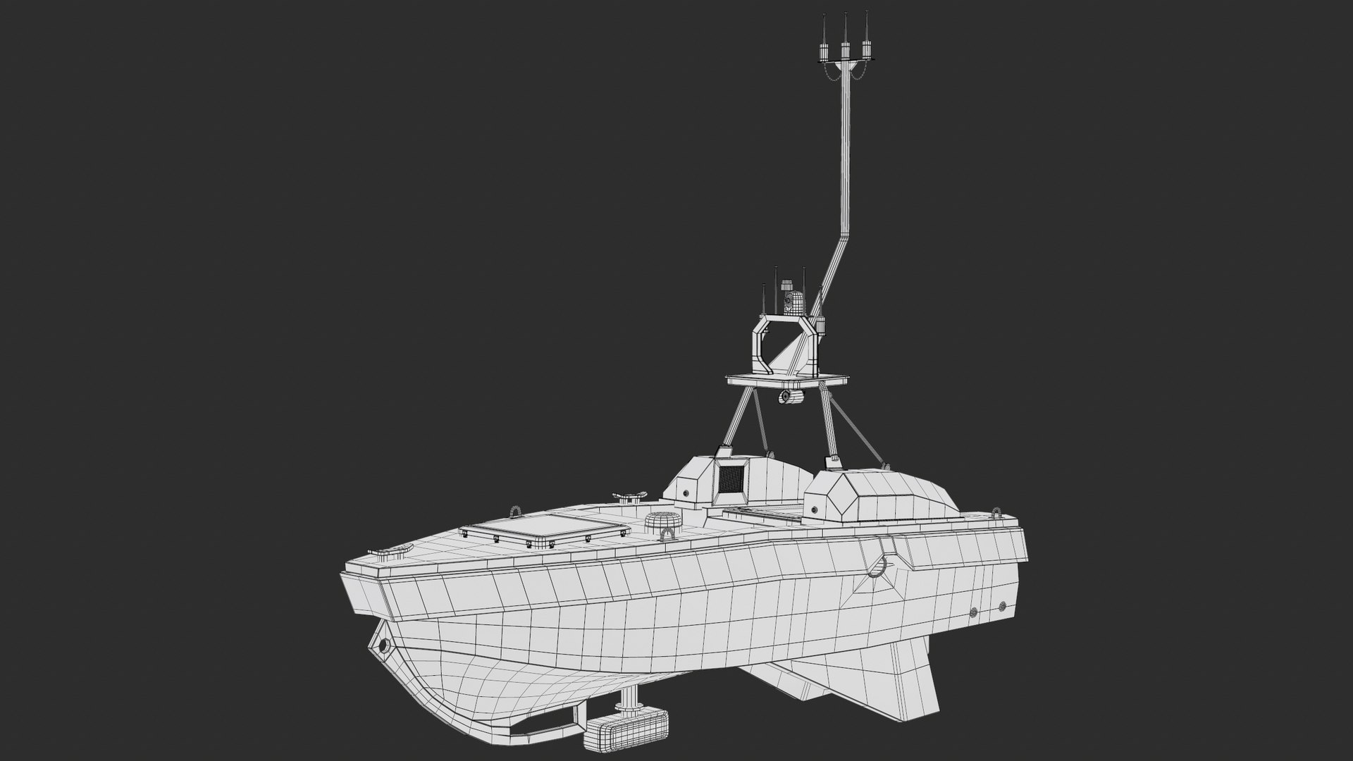 C-Worker 5 Autonomous Surface Vehicle ASV USV 3D Model - TurboSquid 2301386