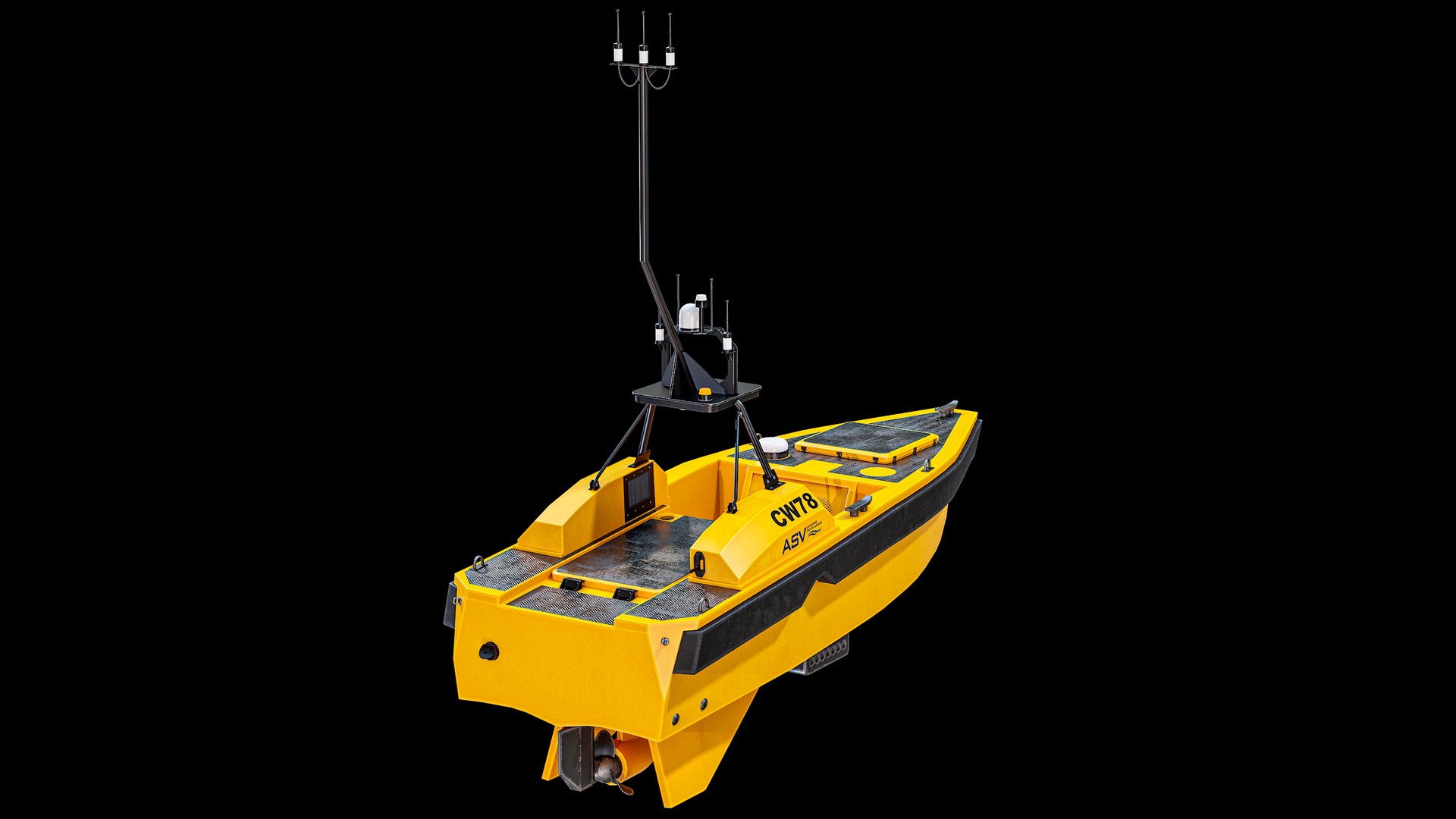 C-Worker 5 Autonomous Surface Vehicle ASV USV 3D Model - TurboSquid 2301386