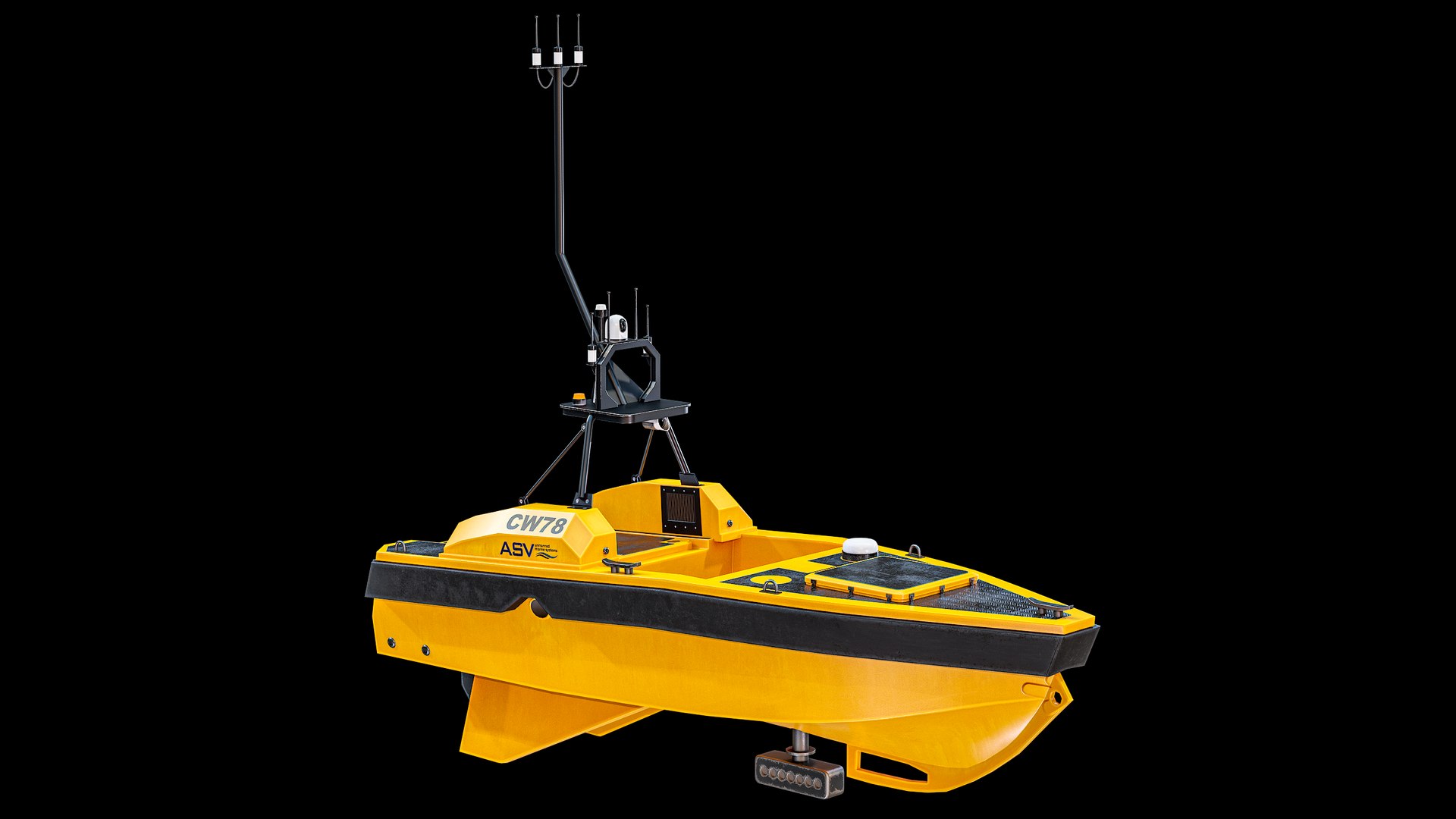 C-Worker 5 Autonomous Surface Vehicle ASV USV 3D Model - TurboSquid 2301386