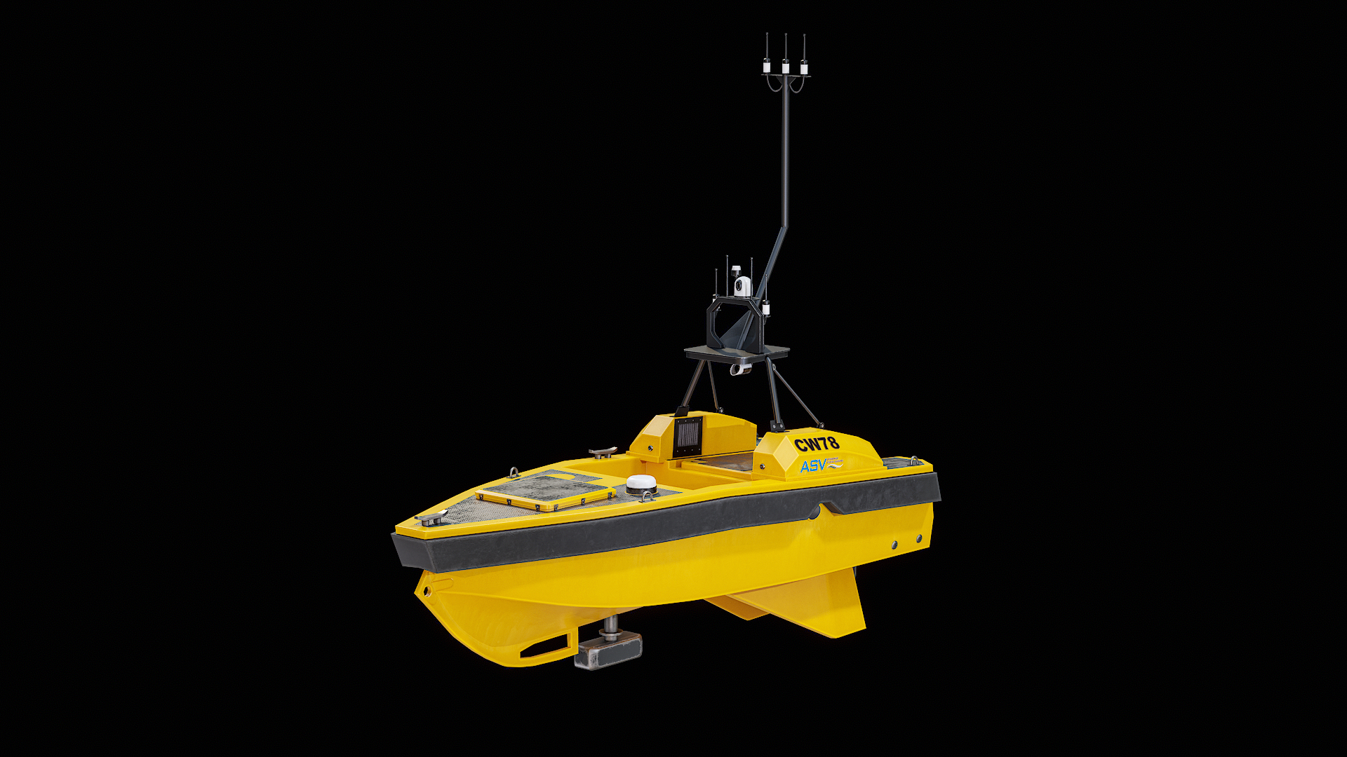 C-Worker 5 Autonomous Surface Vehicle ASV USV 3D Model - TurboSquid 2301386