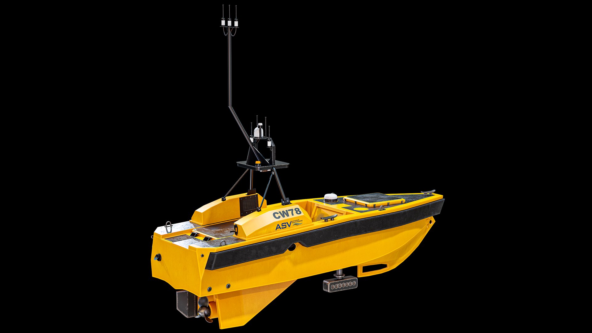 C-Worker 5 Autonomous Surface Vehicle ASV USV 3D Model - TurboSquid 2301386
