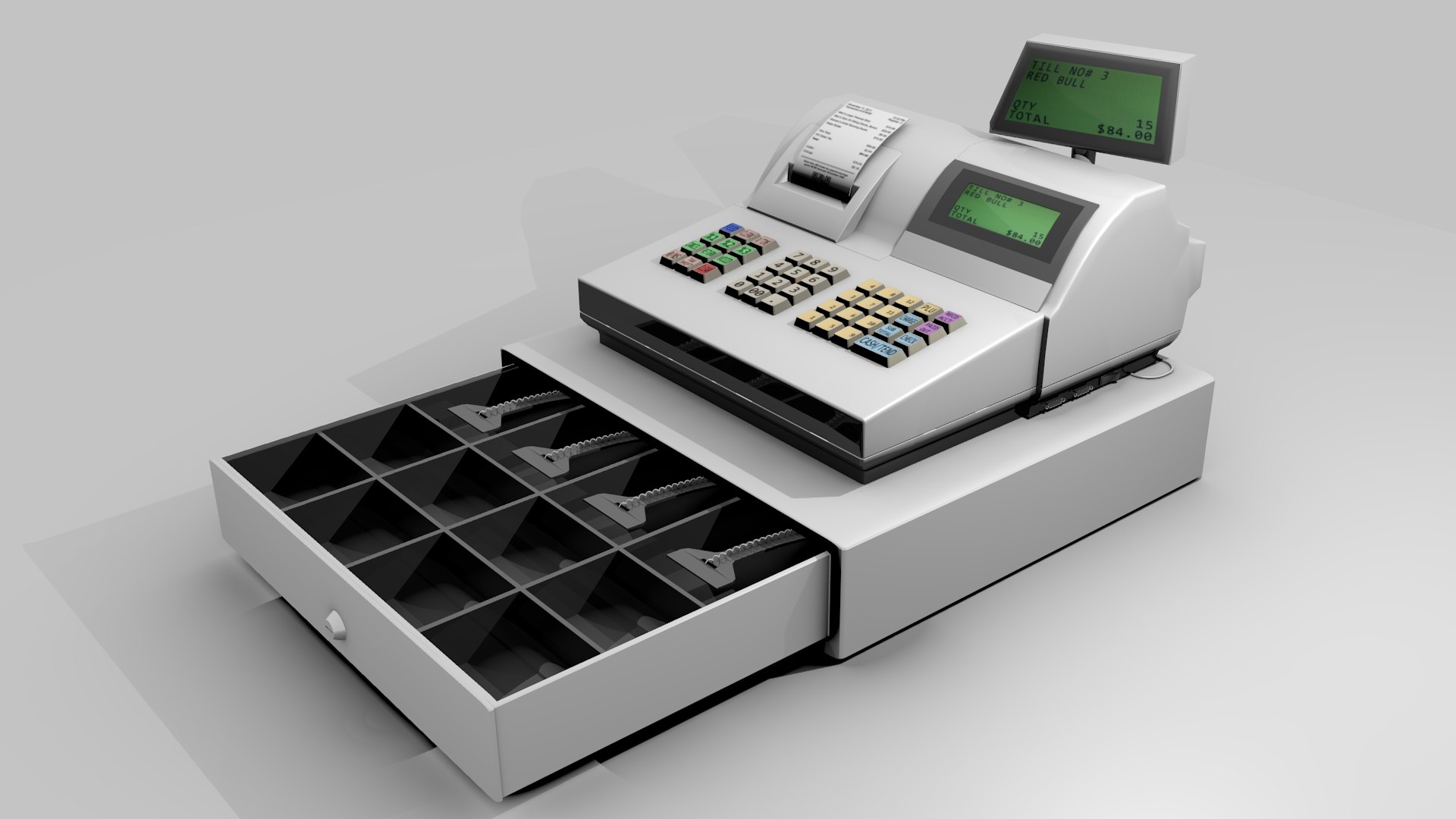 3d Cash Register