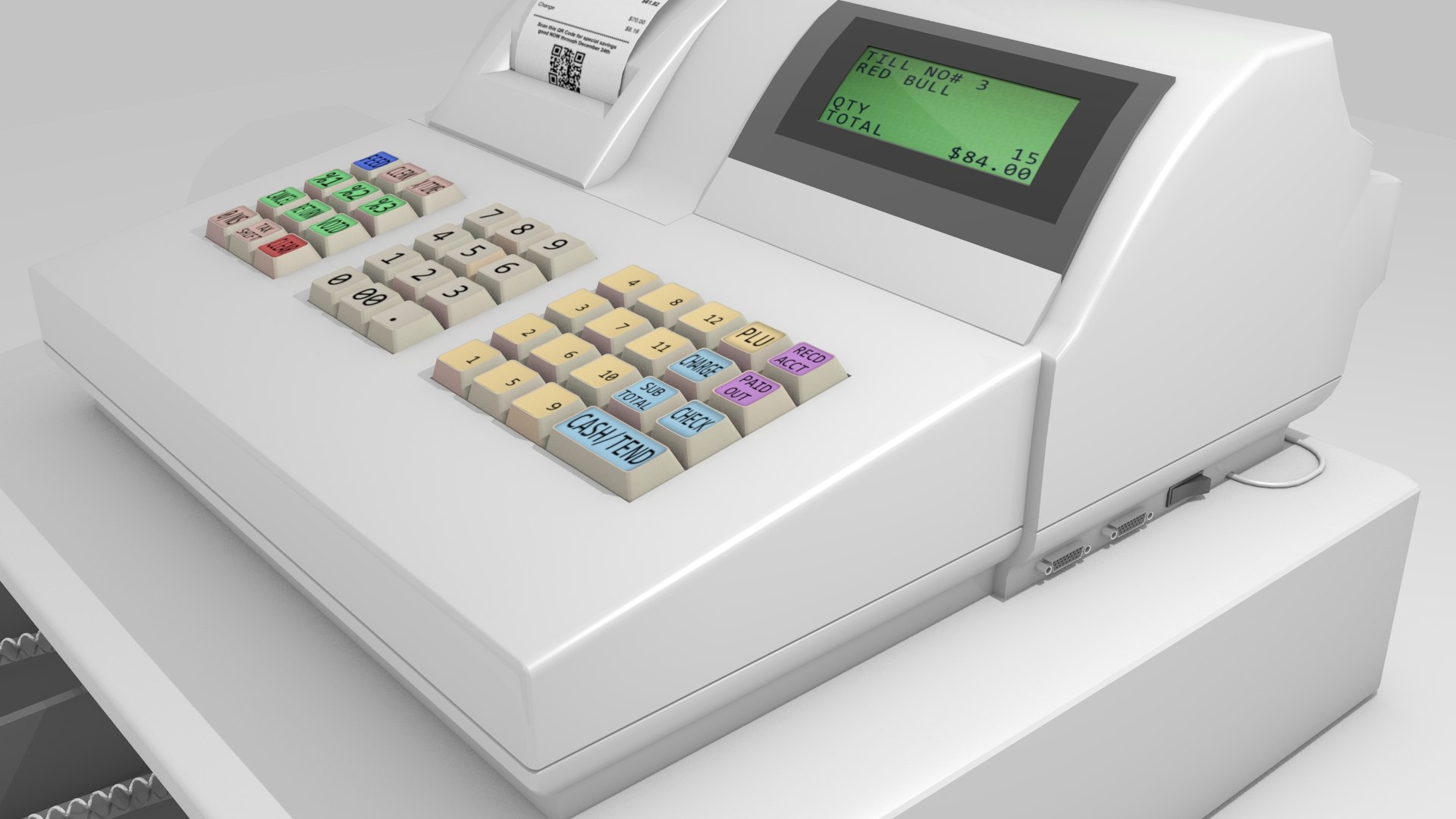 3d Cash Register