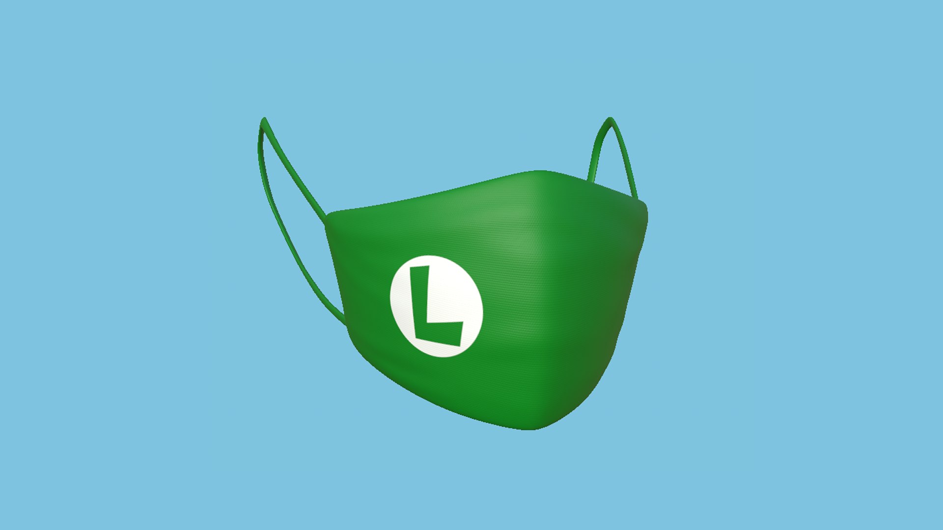 Luigi Covid Mask CGI - Character Fashion Design 3D - TurboSquid 1718691