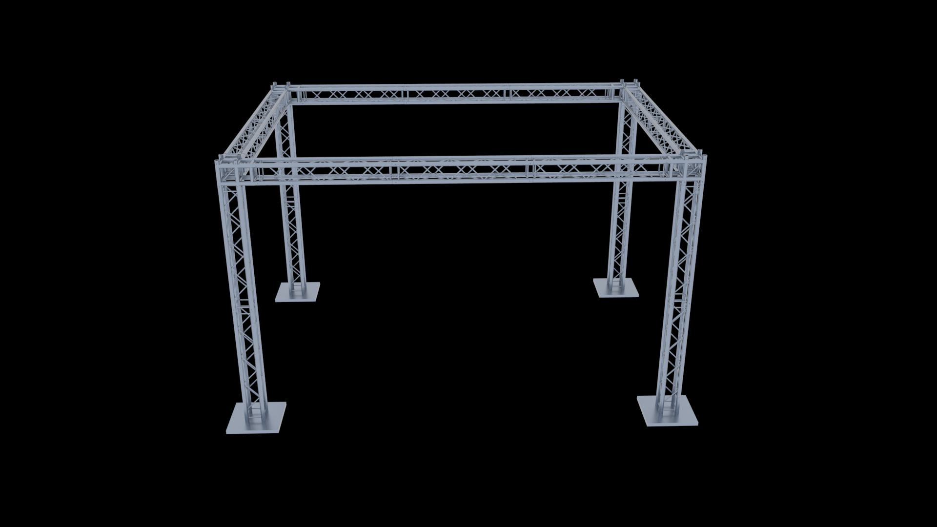 Truss Frame 3D Model - TurboSquid 1678383