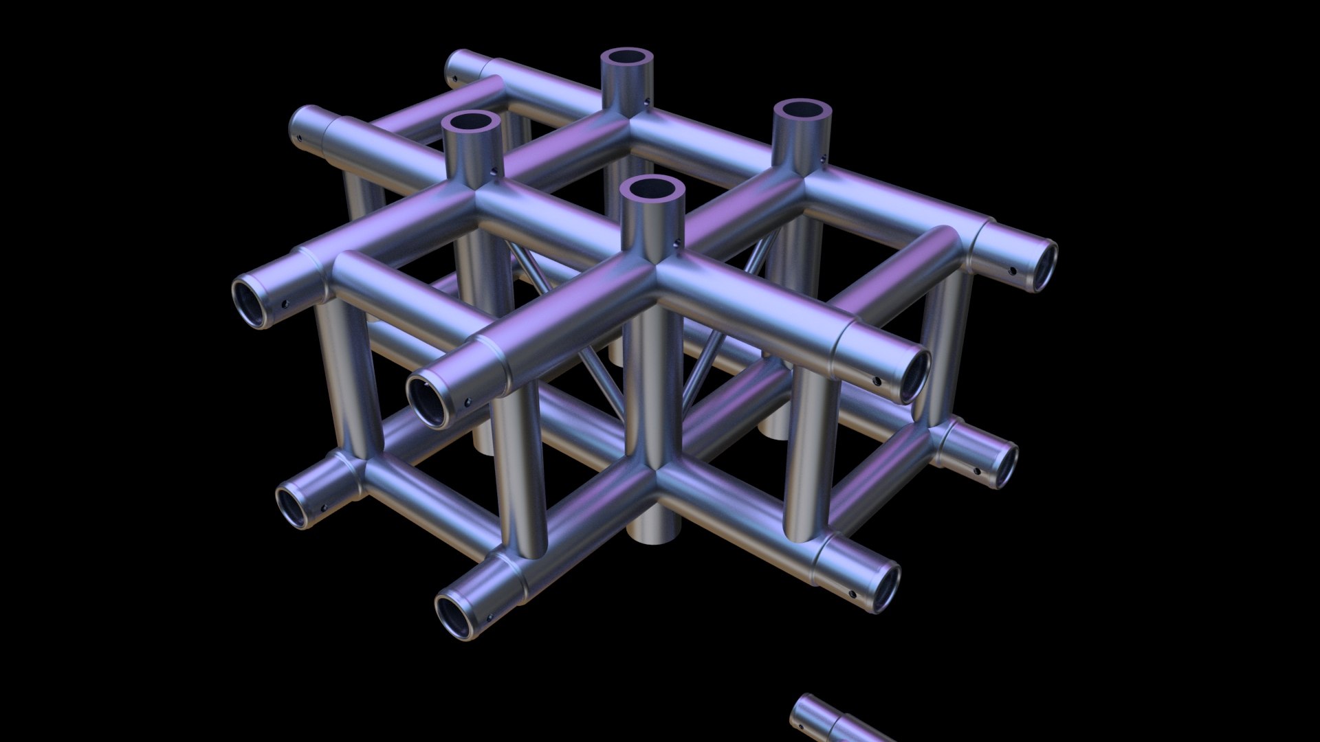 Truss Frame 3D Model - TurboSquid 1678383