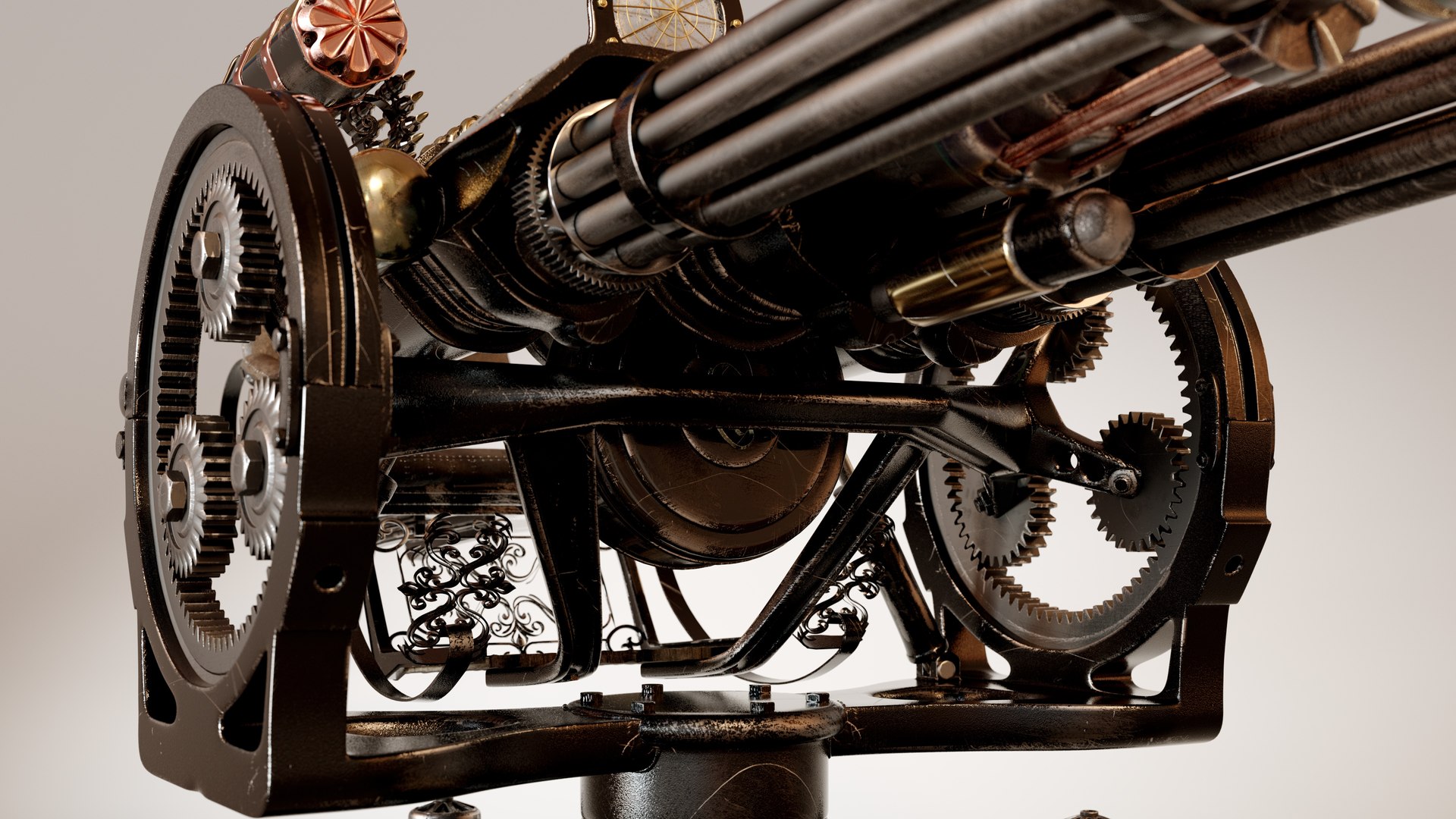 Redeemer Steamgun Guns 3D Model - TurboSquid 1454575