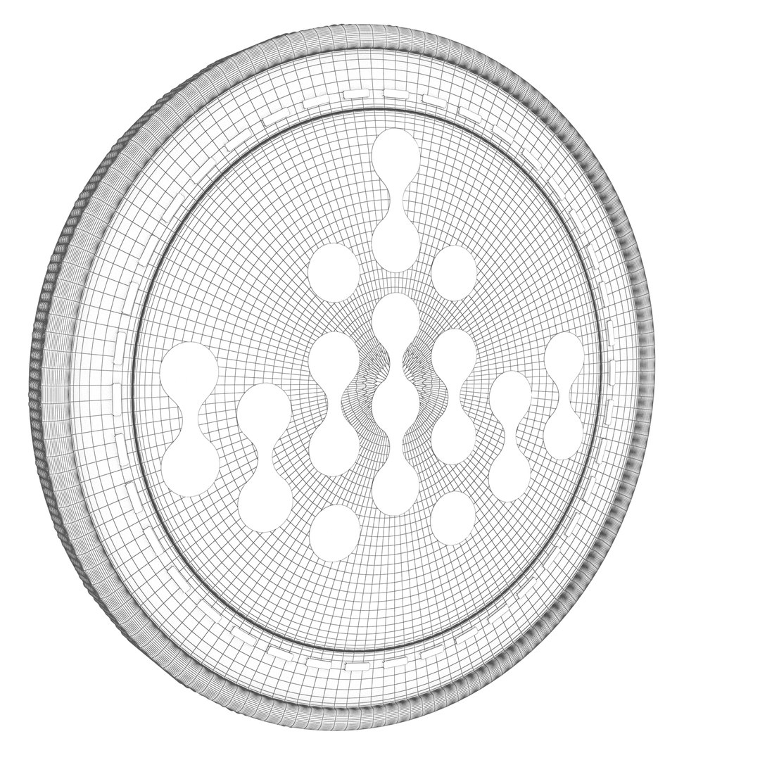 3D Model Ivy Cryptocurrency Gold Coin - TurboSquid 1856980