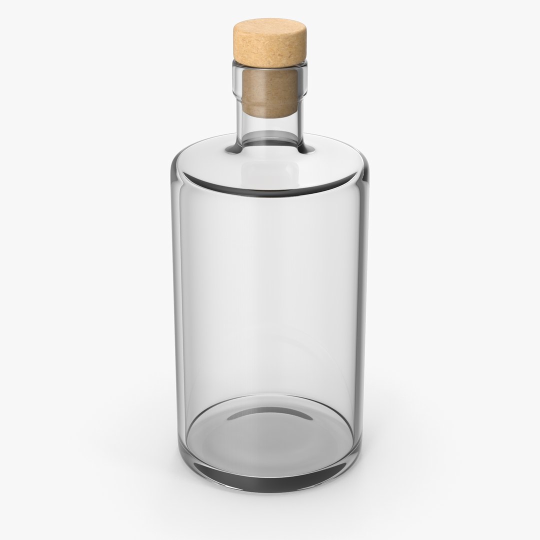 Empty Glass Bottle 3D model - TurboSquid 1902098