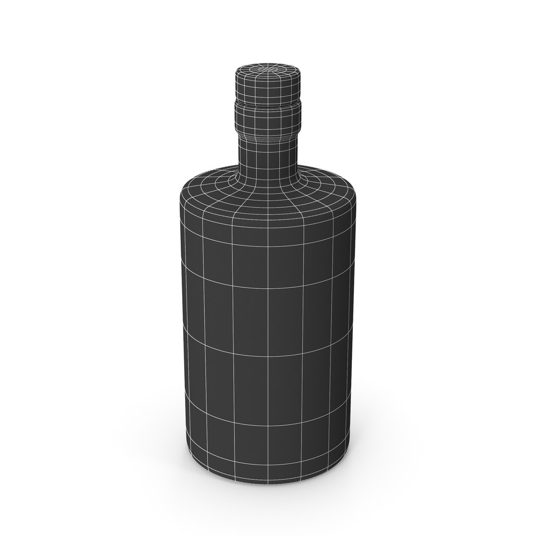 Empty Glass Bottle 3D model - TurboSquid 1902098