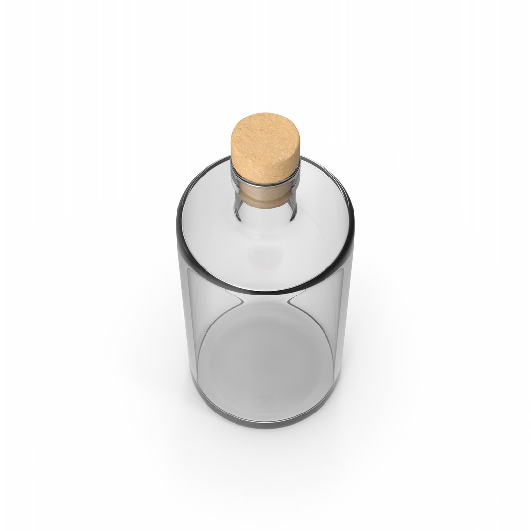 Empty Glass Bottle 3D model - TurboSquid 1902098
