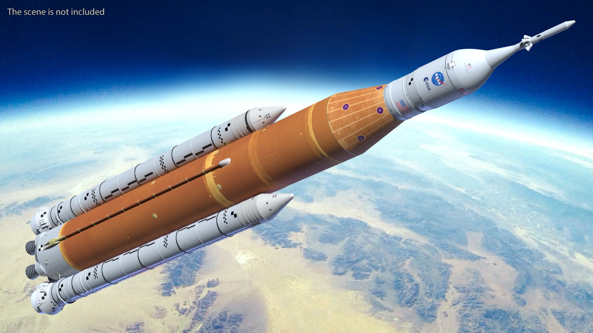 3D NASA Space Launch System - TurboSquid 2052623