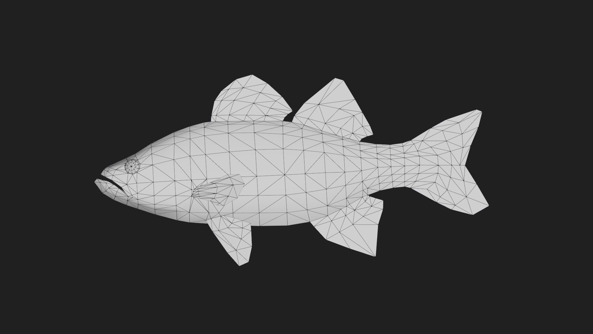 Bass Fish 3D Model - TurboSquid 2123095