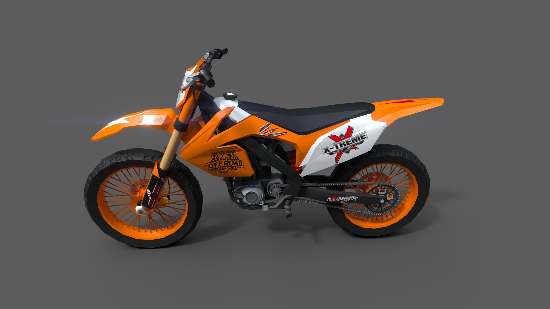 Dirt Bike 3D Low Poly Model With 4k PBR Textures 3D Model - TurboSquid 2181725