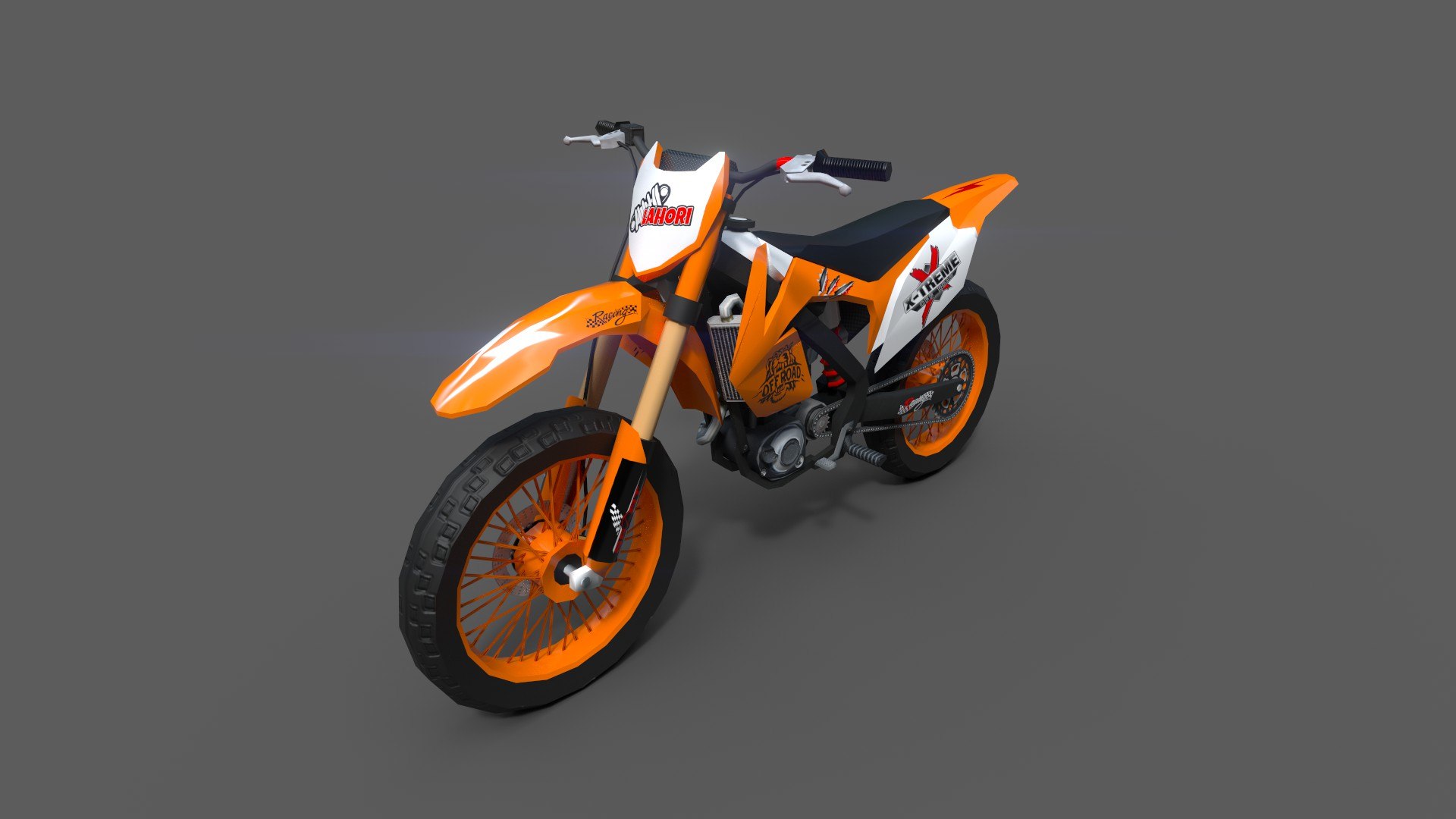 Dirt Bike 3D Low Poly Model With 4k PBR Textures 3D Model - TurboSquid 2181725