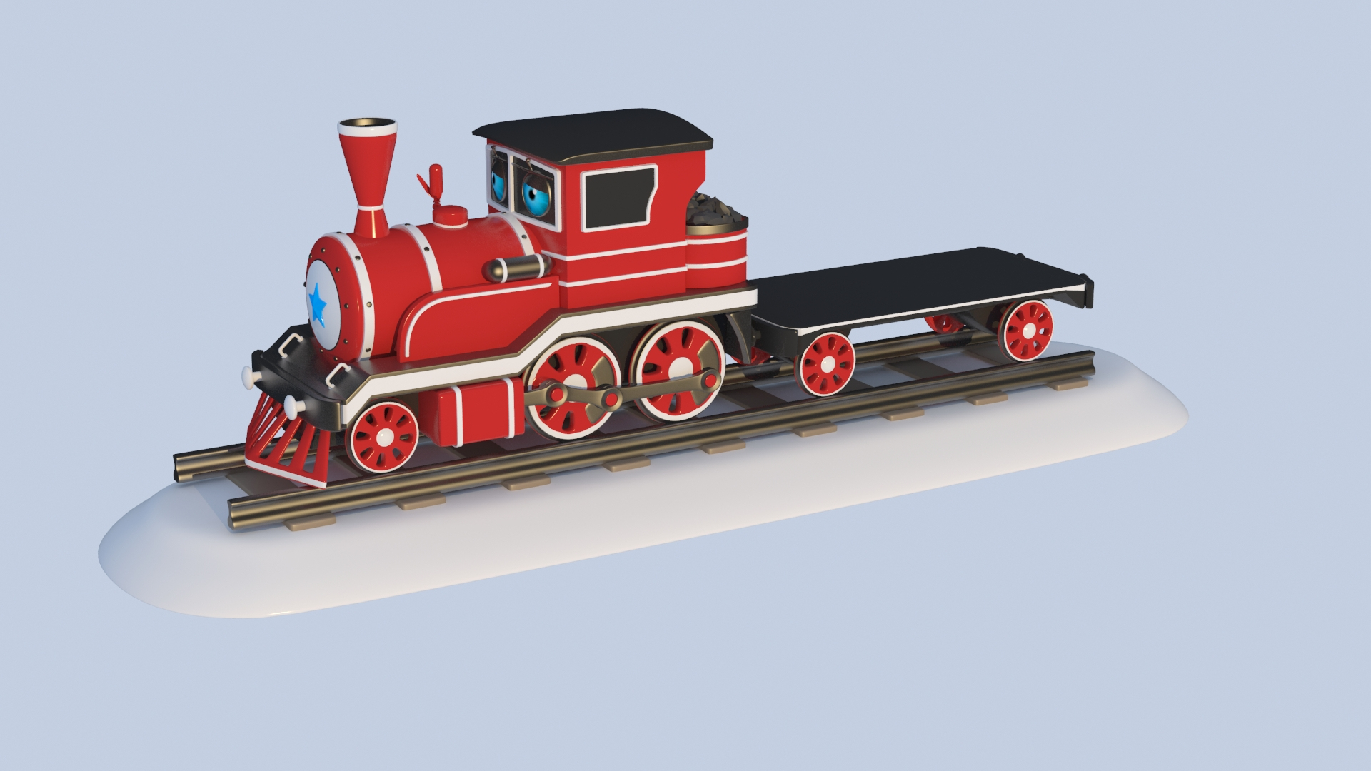 Toy Train Model - TurboSquid 1457294