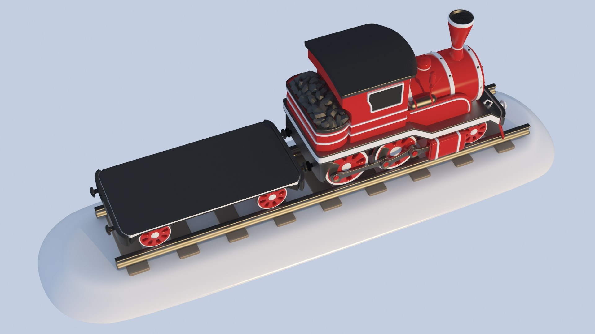 Toy Train Model - TurboSquid 1457294