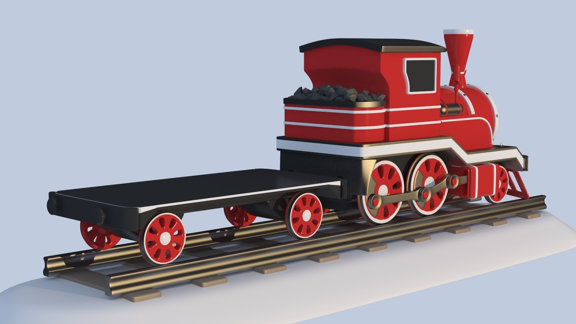 Toy Train Model - TurboSquid 1457294
