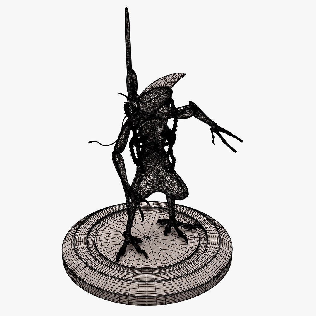 3D Alien Concept V3 Model - TurboSquid 1303644
