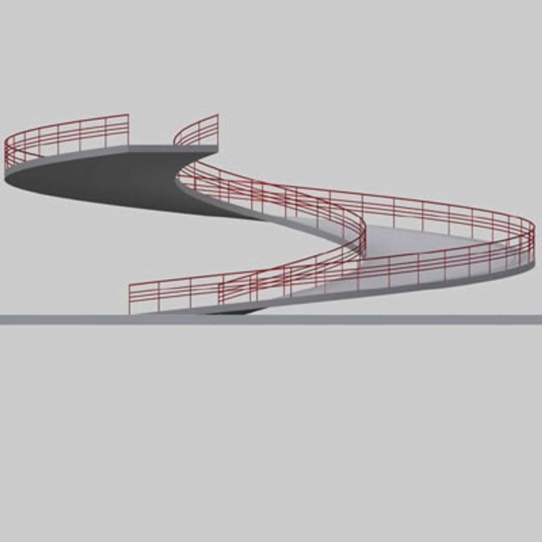 Ramp Multistory Story 3d Model